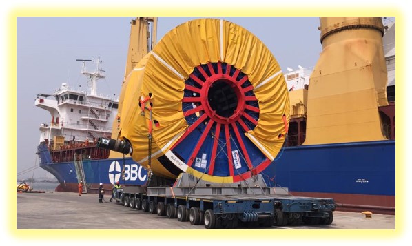 Heavy Lift Transportation and Reel storage – Alpha Nautical Limited